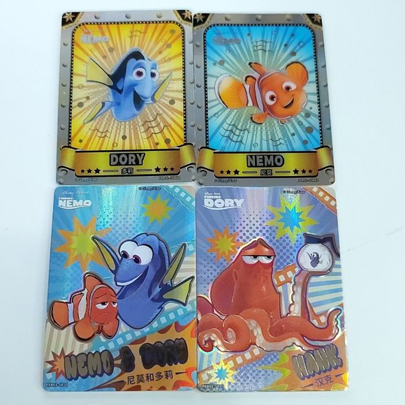 Pixar | Toys | Finding Nemo Dory Complete 4 Card Set Disney 0 Pixar ...